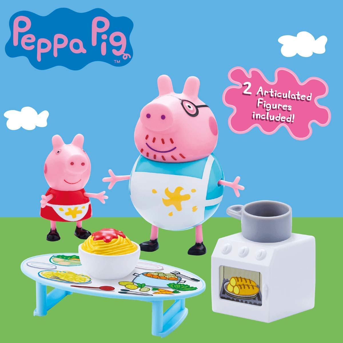 Peppa Pig Messy Kitchen Playset - Stortford Toys