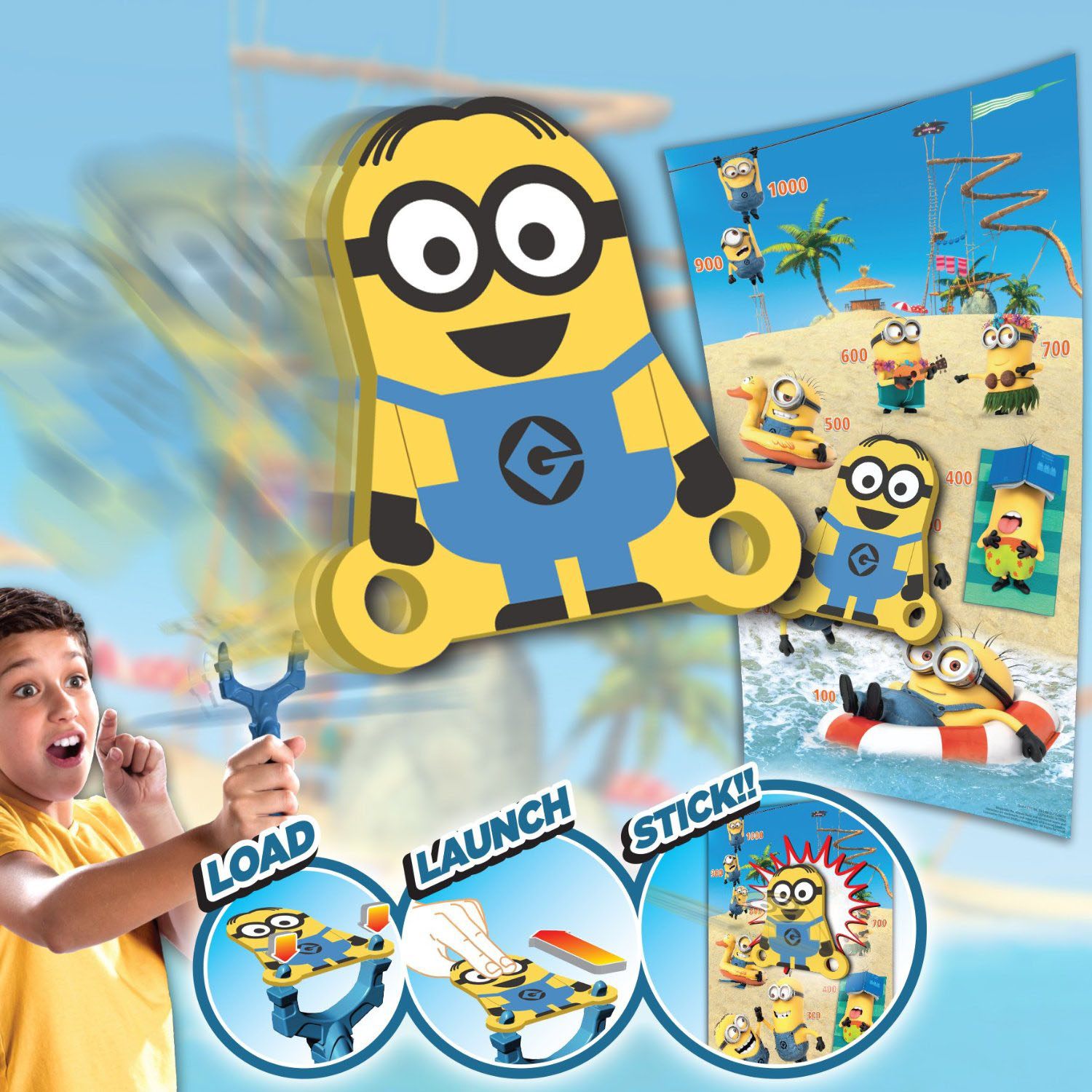 Despicable Me Splat Strike Target Pack - Stortford Toys
