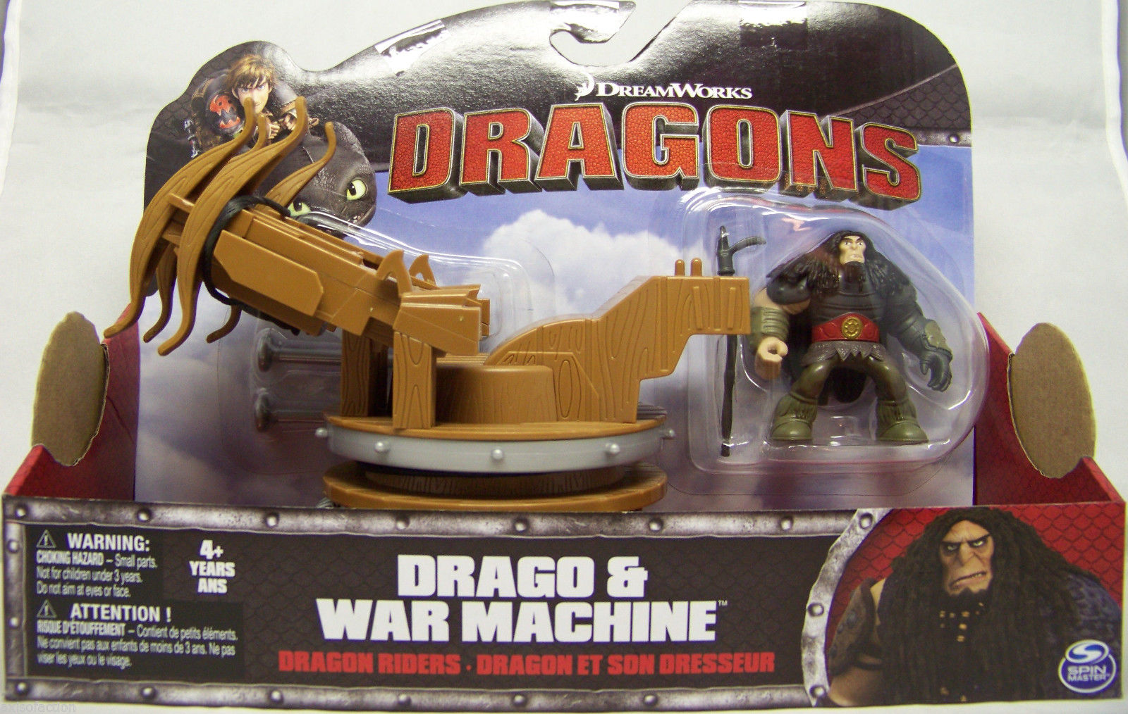 DreamWorks Dragons Dragon Riders DRAGO and WAR MACHINE - Stortford Toys