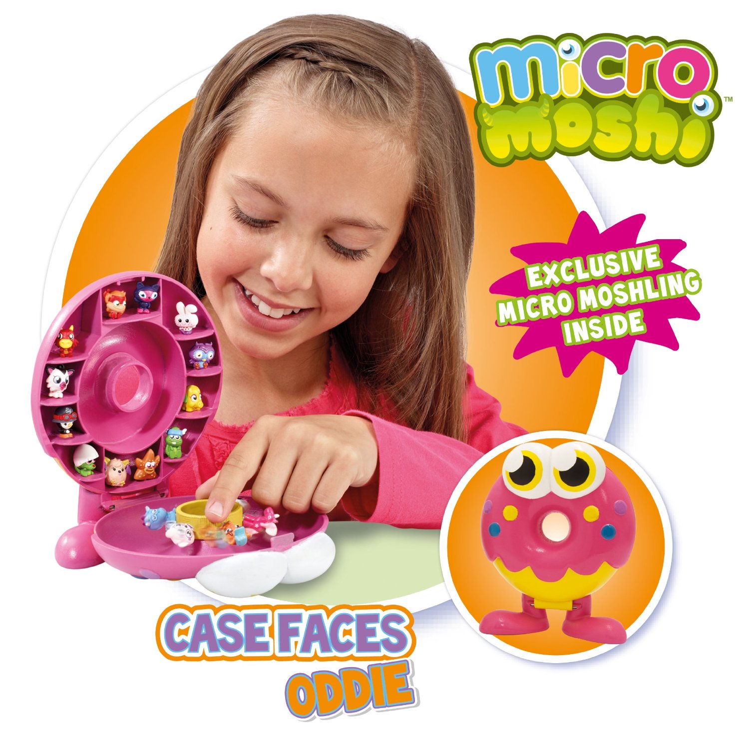 Micro Moshi Monsters Case Faces - ODDIE - Stortford Toys