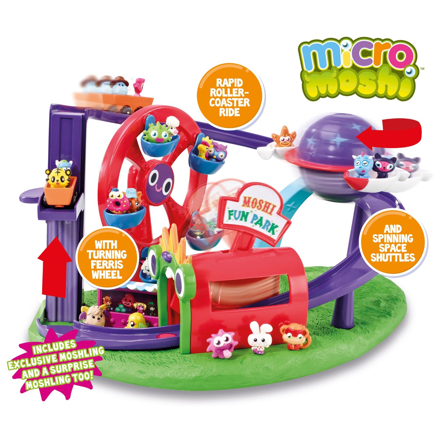 Micro Moshi Theme Park Playset - Stortford Toys