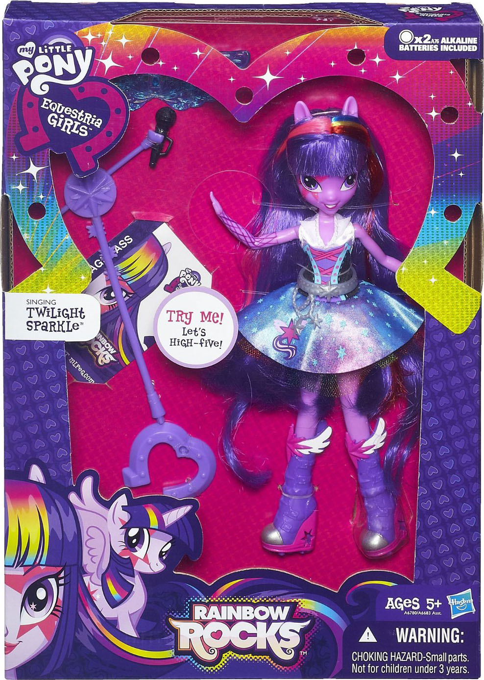 MLP Twilight Sparkle Rainbow Rocks - Stortford Toys