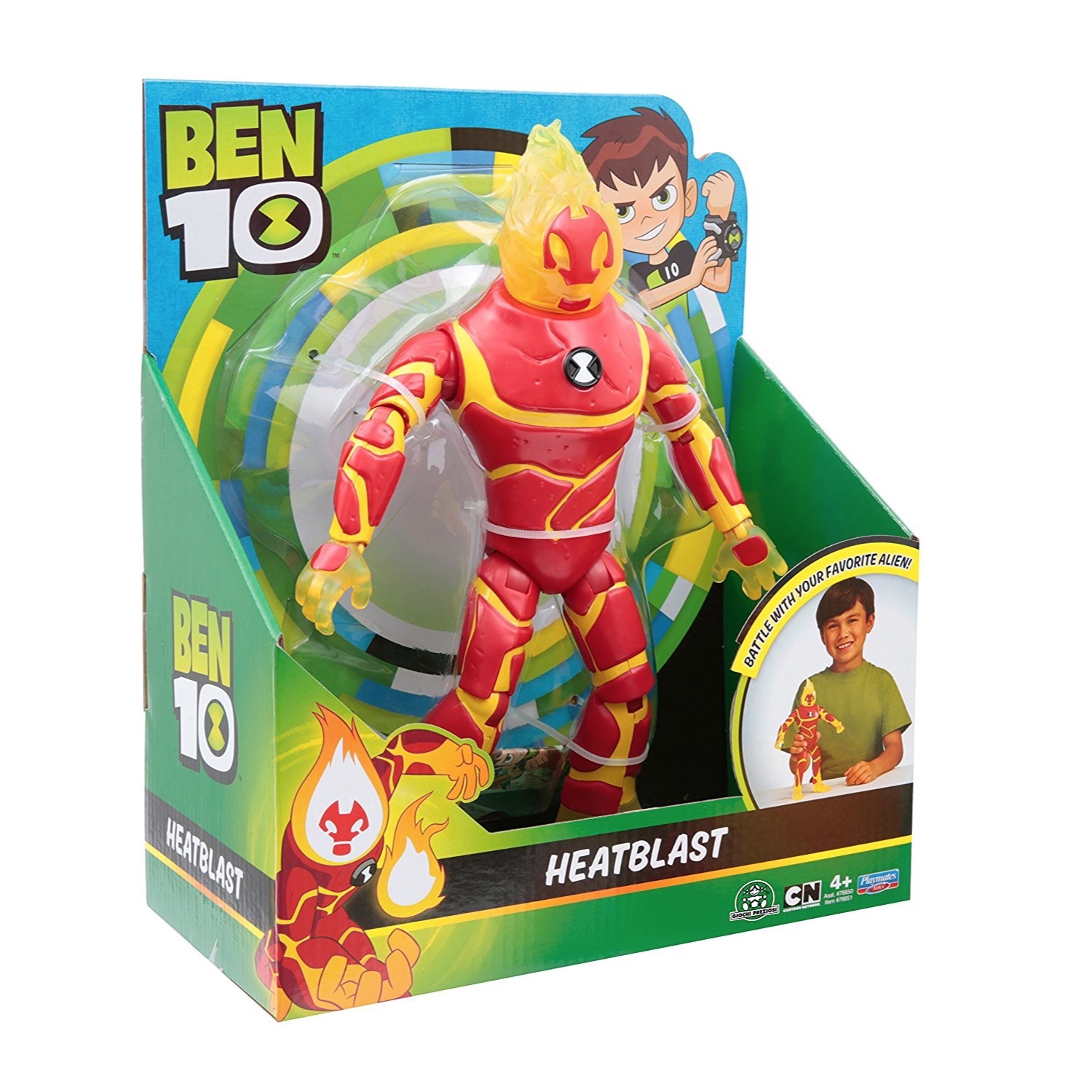 Ben 10 Super Deluxe Figures - Heatblast - Stortford Toys