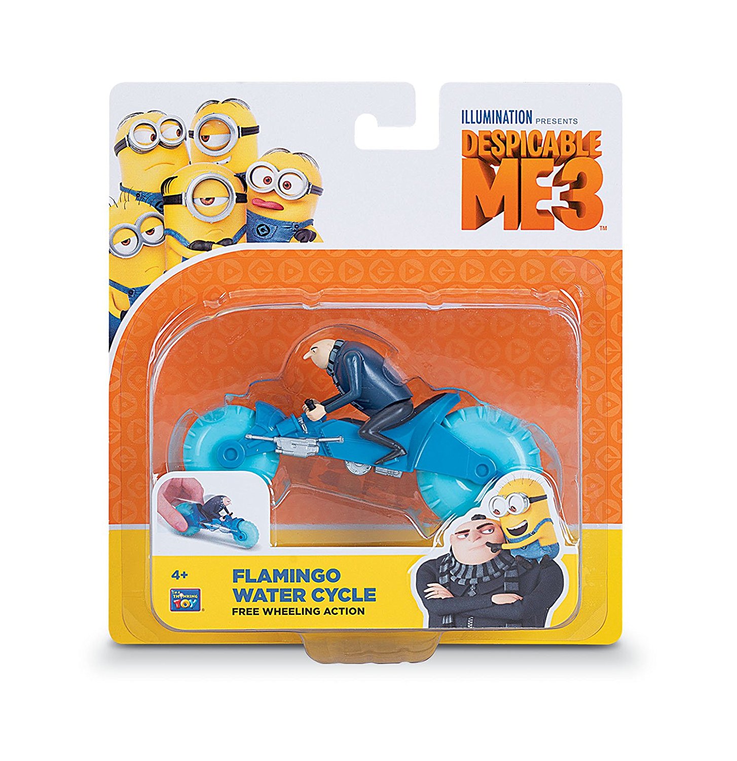 Despicable Me 3 - Flamingo Water Cycle - Stortford Toys