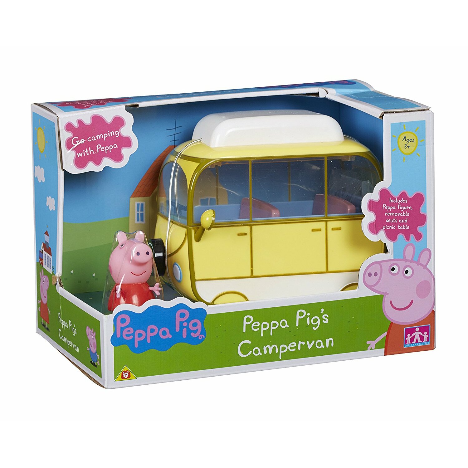 Peppa Pig Vehicle with Figure - CAMPERVAN - Stortford Toys