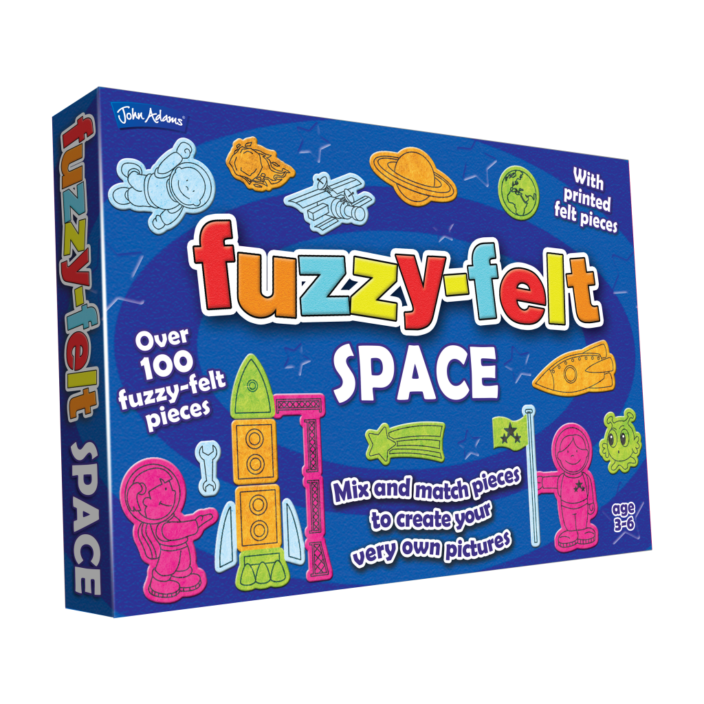 Fuzzy-Felt (over 100 pieces) - SPACE - Stortford Toys