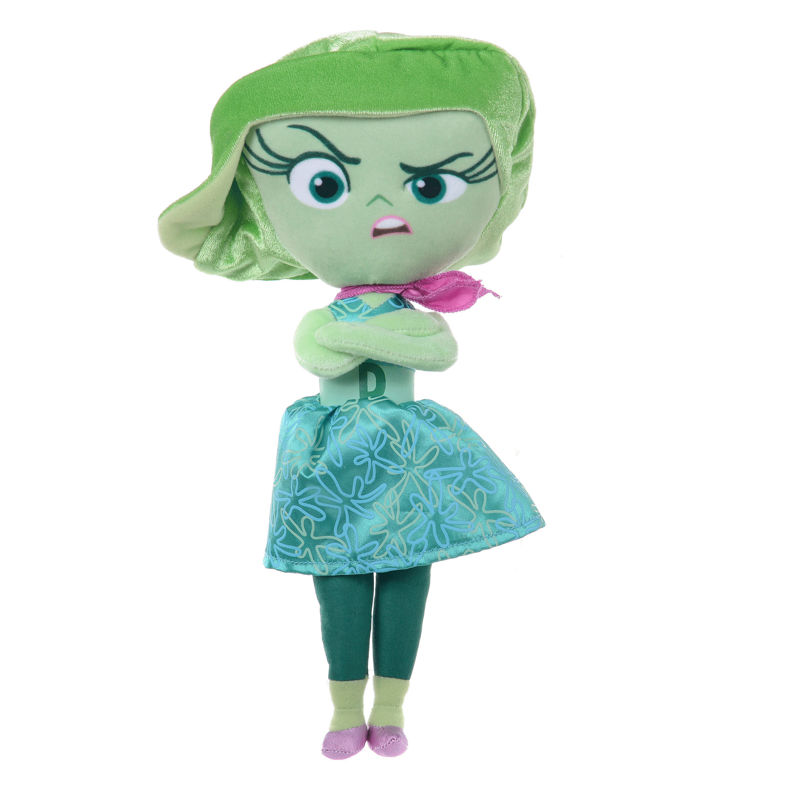 Disney Pixar INSIDE OUT 8" Plush soft toy - DISGUST - Stortford Toys