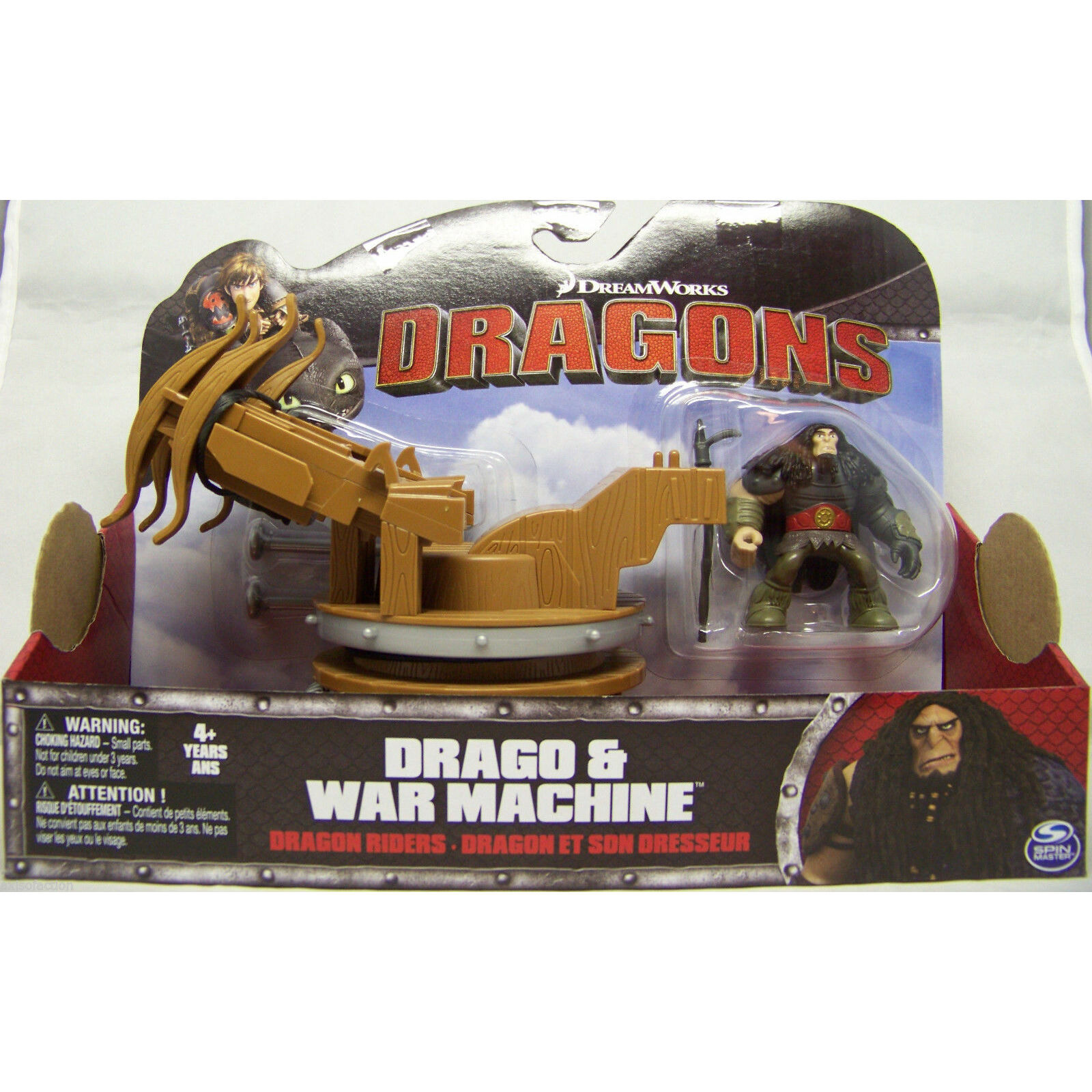 DreamWorks Dragons Dragon Riders DRAGO and WAR MACHINE - Stortford Toys
