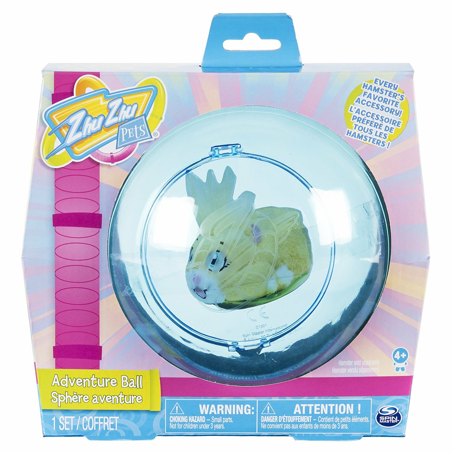 Zhu Zhu Adventure Ball BLUE - Stortford Toys