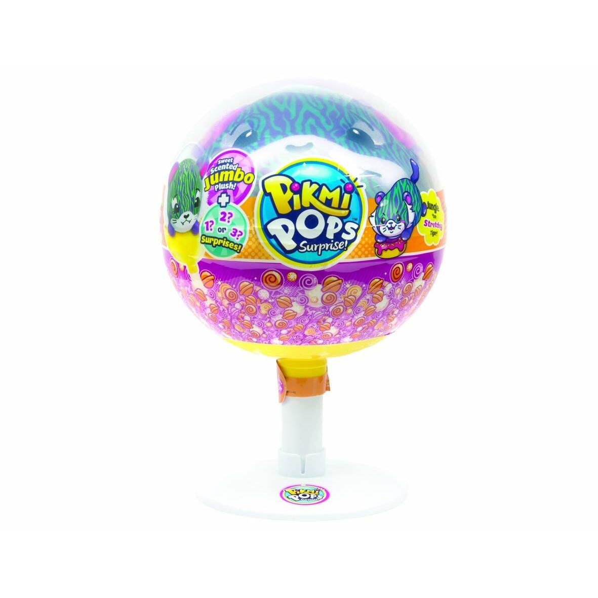 Pikmi Pops Style Jumbo Plush - Tiger - Stortford Toys