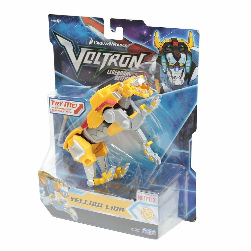 Voltron Action Figure - Yellow Lion - Stortford Toys